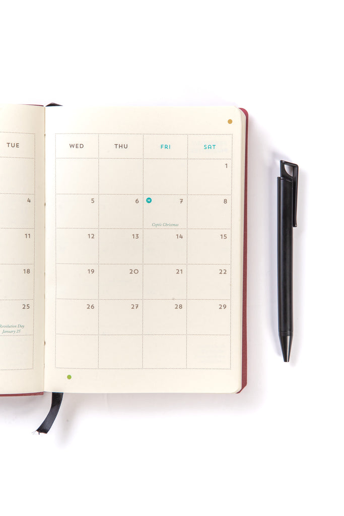 Weekly Planner & Toolkit 2026 - Colored Cover – DOTS Design